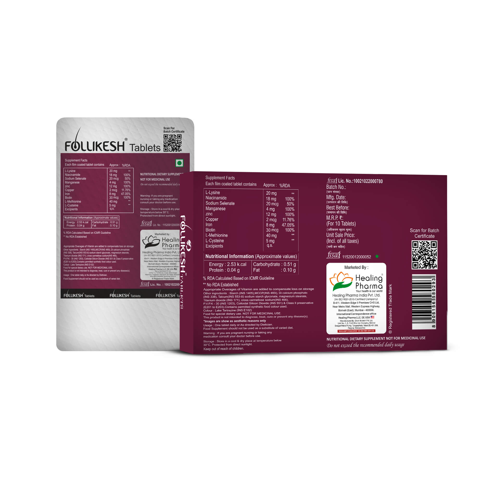 Follikesh tab - Healing Pharma India Pvt Ltd