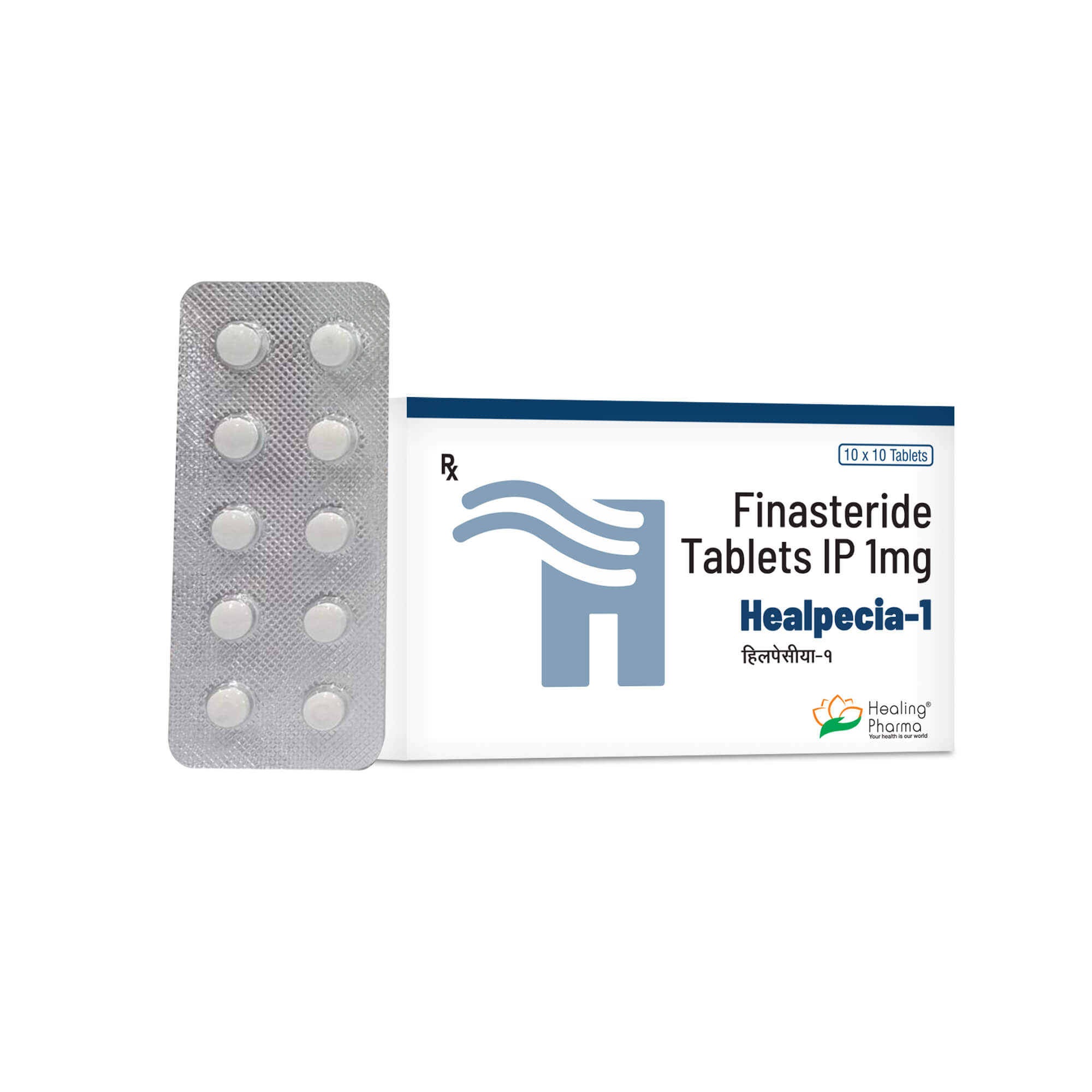 Healpecia 1 (Finasteride 1 mg Tablets) - Healing Pharma India Pvt Ltd