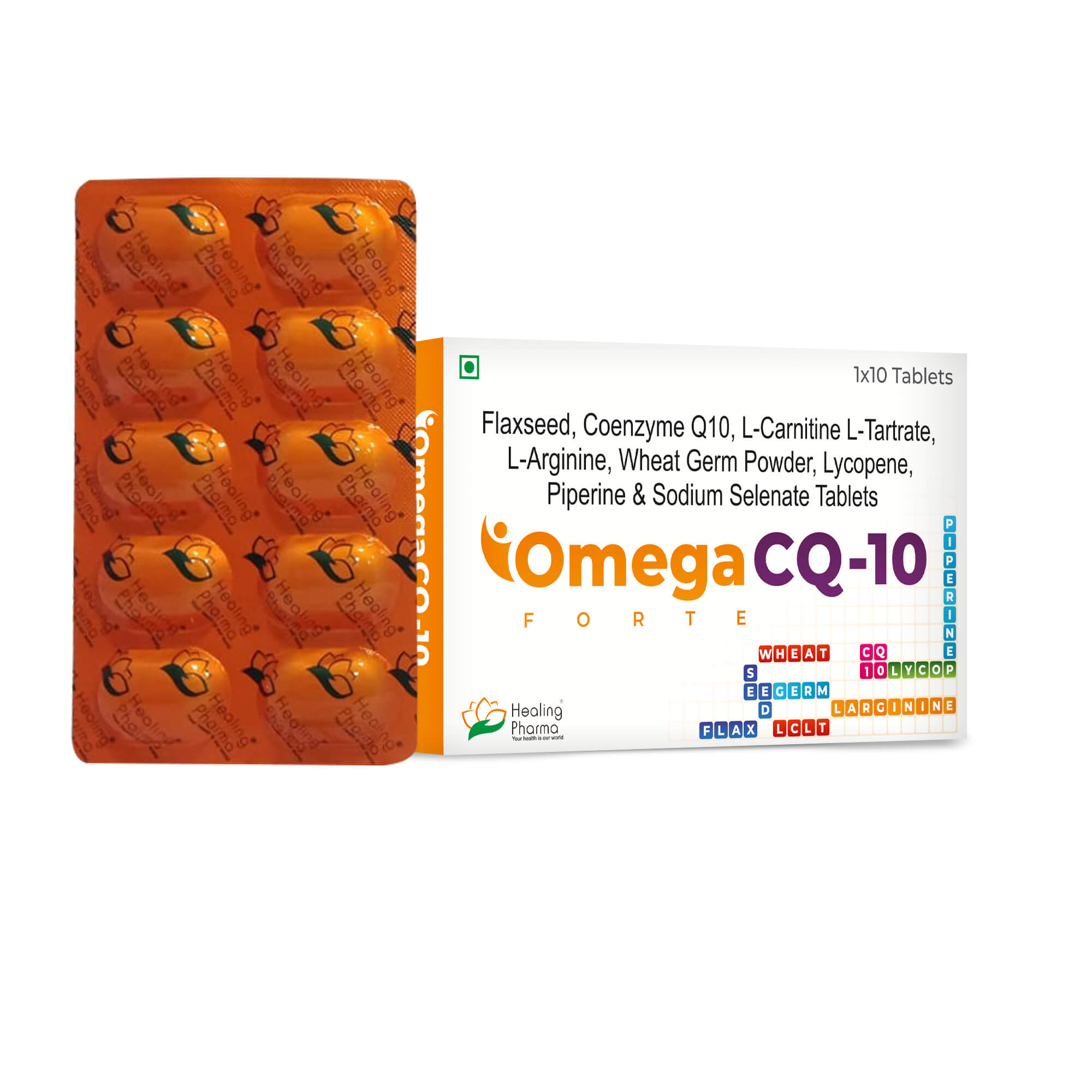 Omega CQ-10 Forte - Healing Pharma India Pvt Ltd