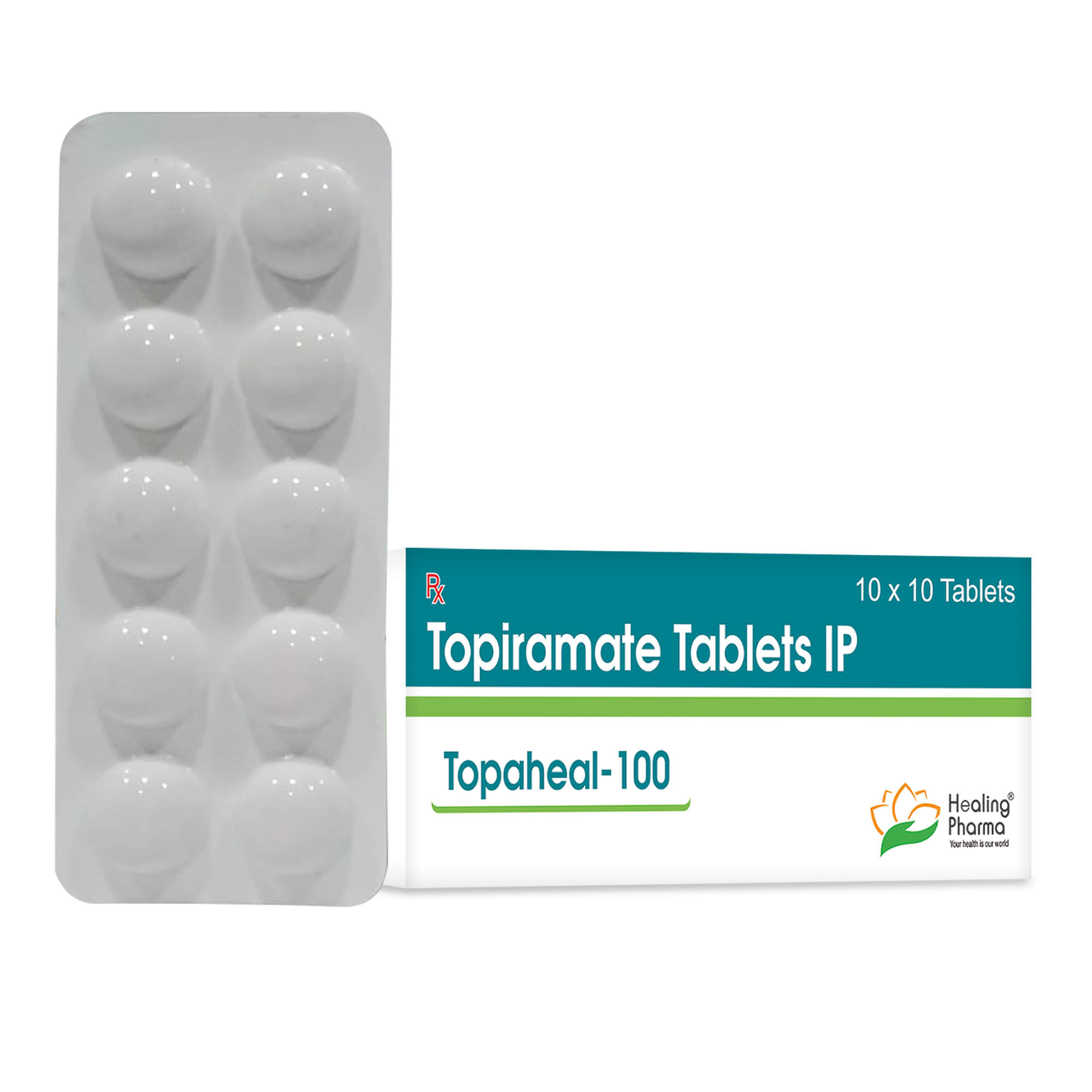 Topaheal 100mg - Healing Pharma India Pvt Ltd
