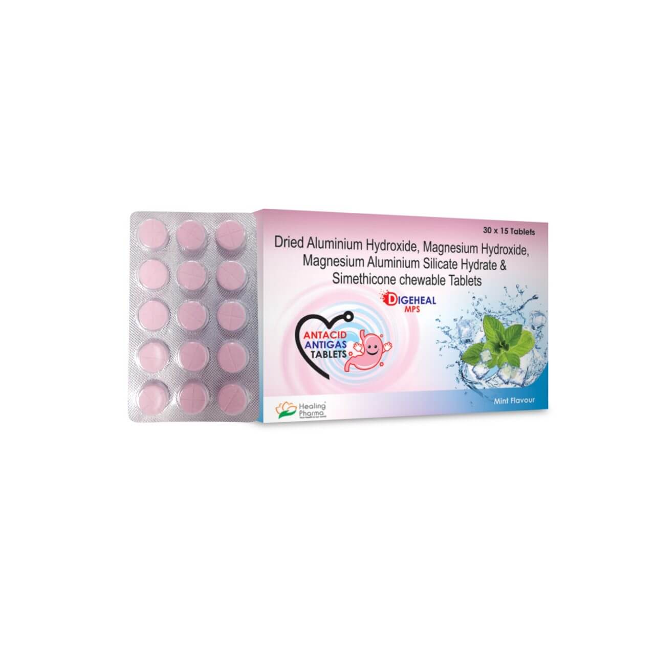 Digeheal MPS Tab - Healing Pharma India Pvt Ltd - Pharmaceutical Third ...