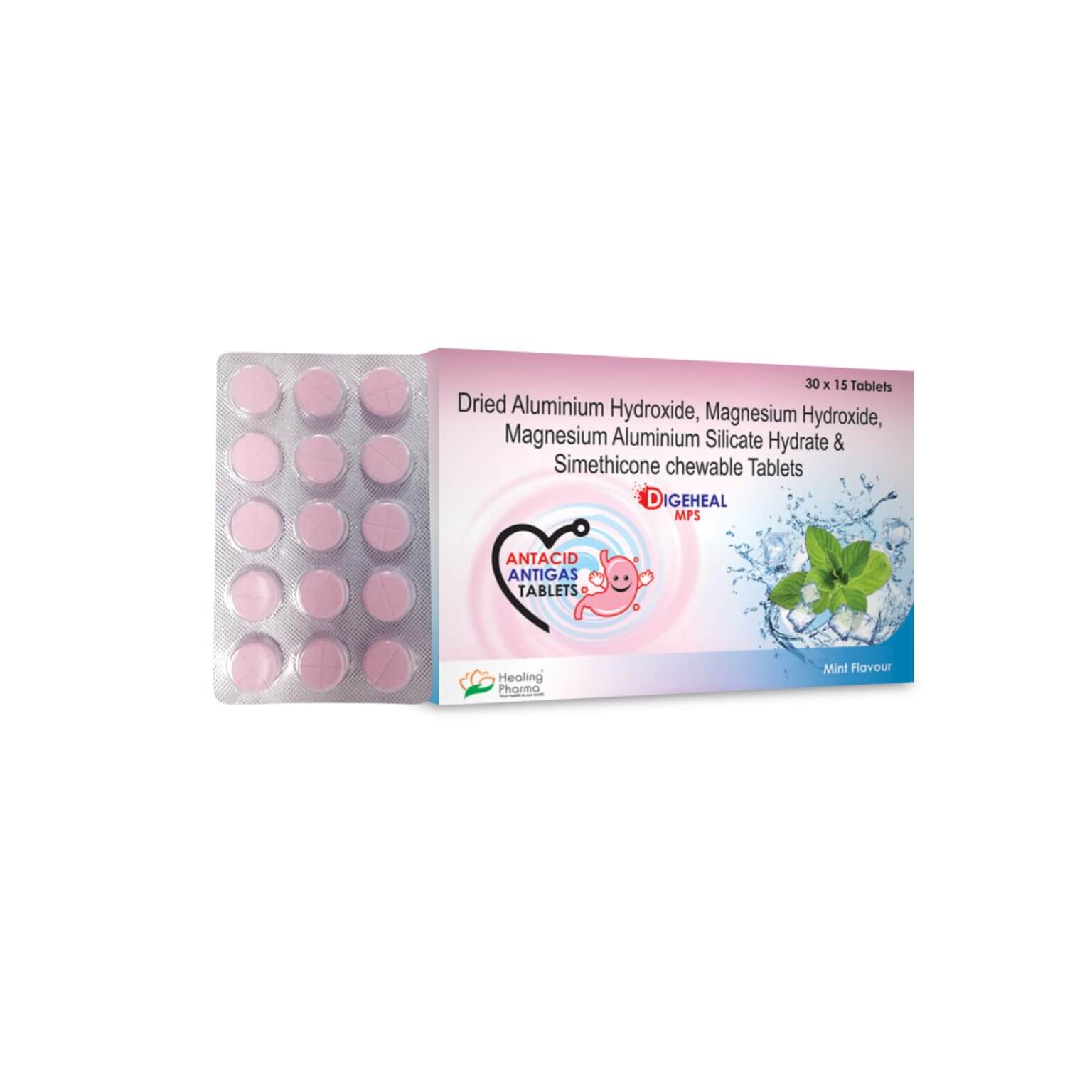Digeheal MPS Tab - Healing Pharma India Pvt Ltd - Pharmaceutical Third ...