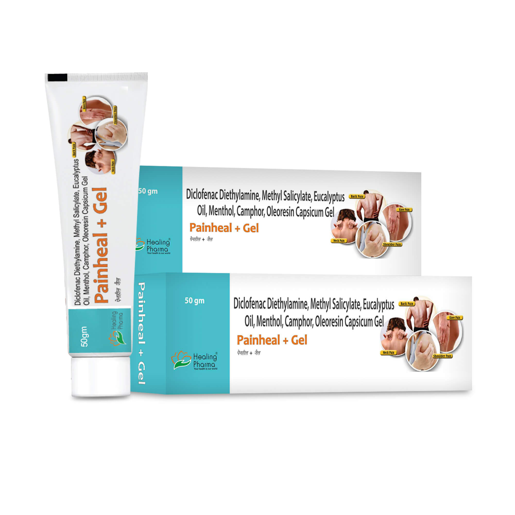 Painheal + gel 50gm - Healing Pharma India Pvt Ltd