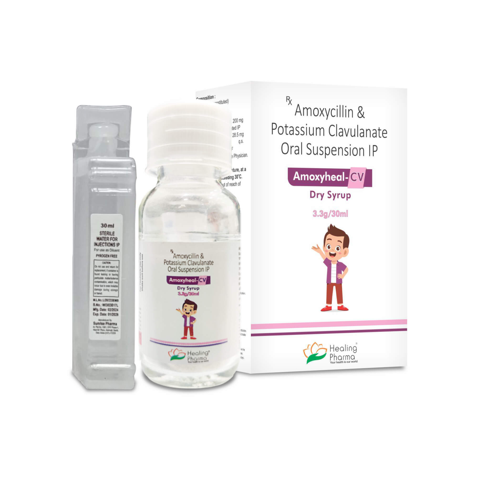 Amoxyheal CV Dry Syrup - Healing Pharma India Pvt Ltd