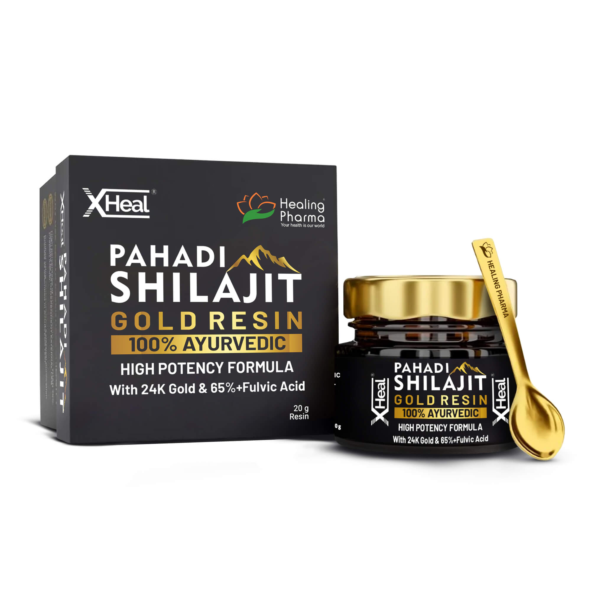 X Heal Shilajit Gold Resin - Healing Pharma India Pvt Ltd