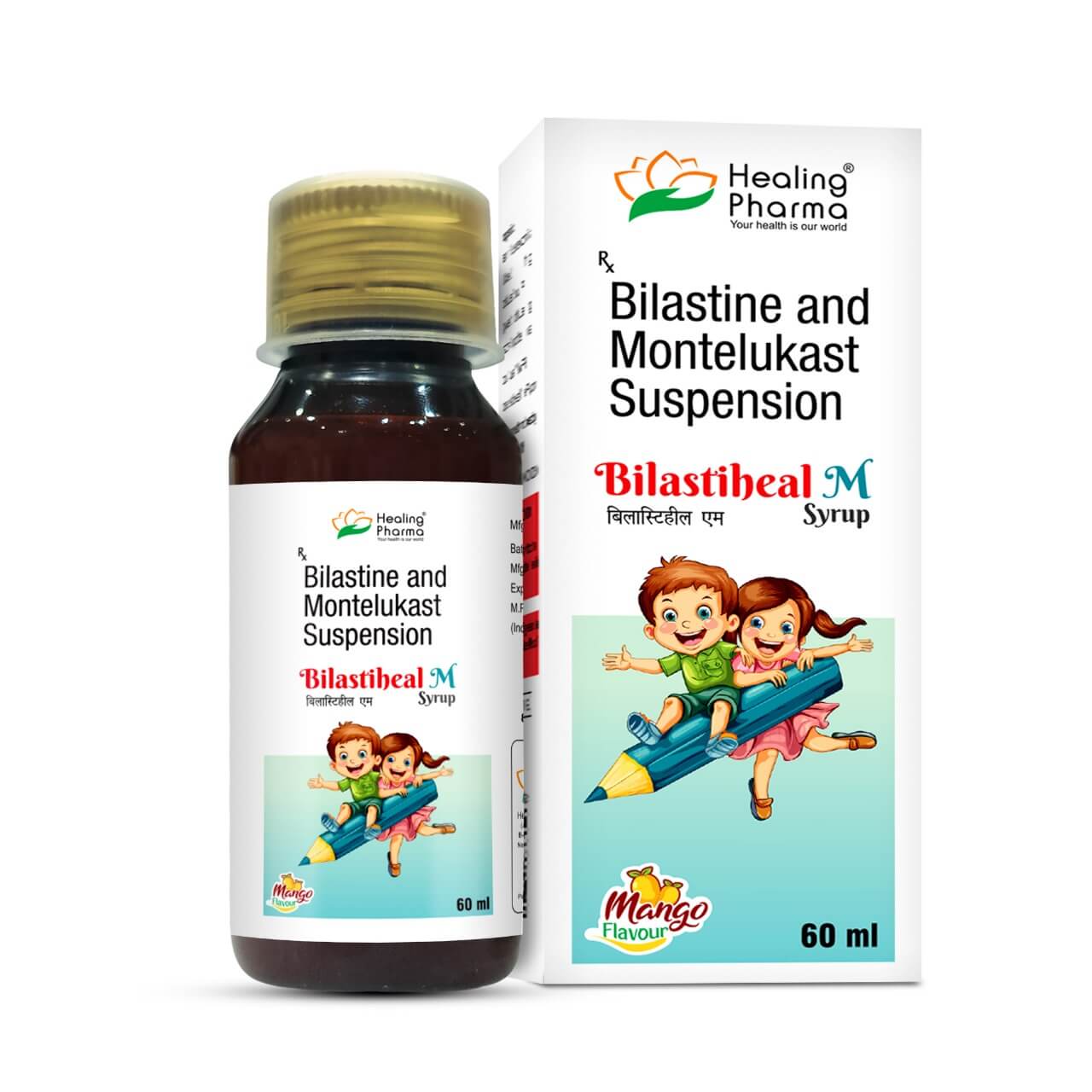 Bilastiheal M Syrup - Healing Pharma India Pvt Ltd