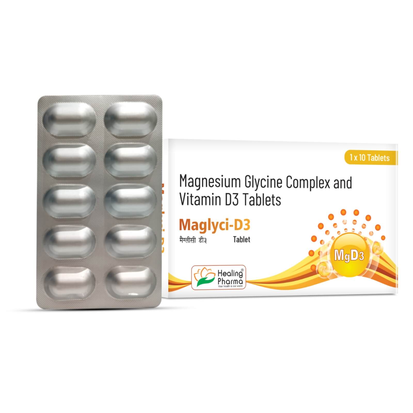 Maglyci D3 Tab - Healing Pharma India Pvt Ltd